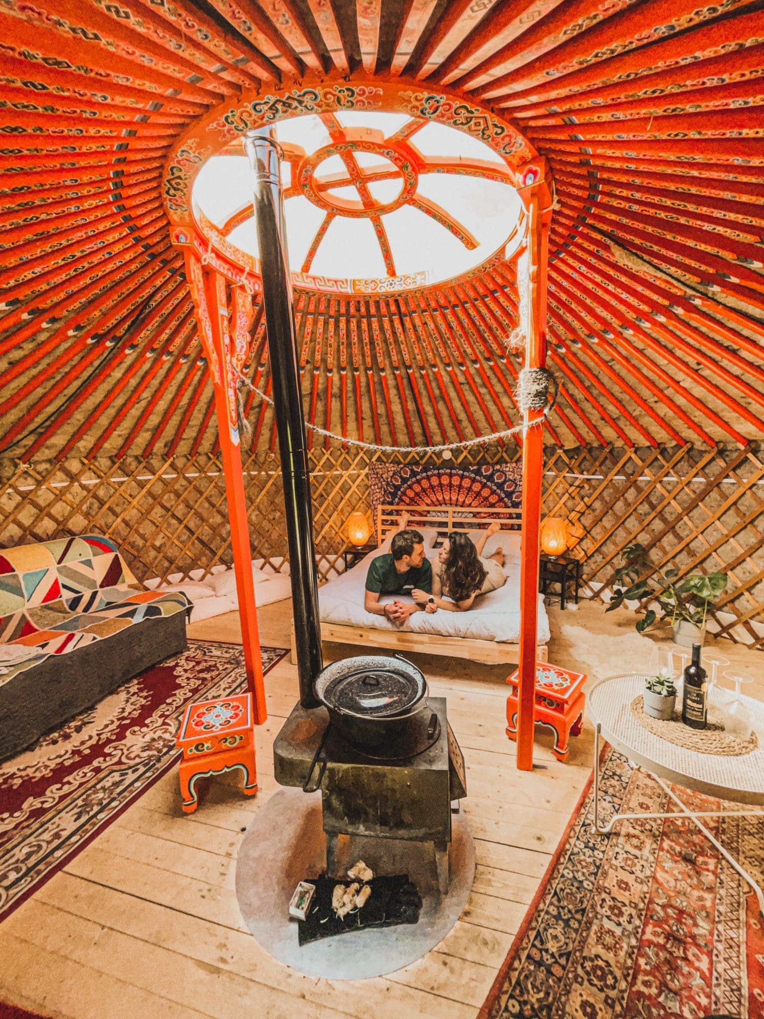 Dormir dans une yourte en Ardenne avec Nomadsland